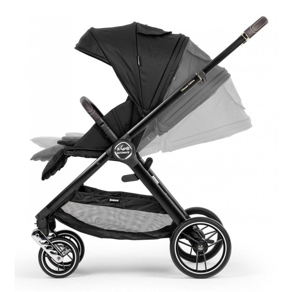 Kanz x-Go Ultimate Travel Sistem Bebek Arabası Silver Siyah